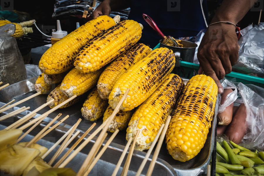 Grilled Corn On A Stick – Calizo Condiments
